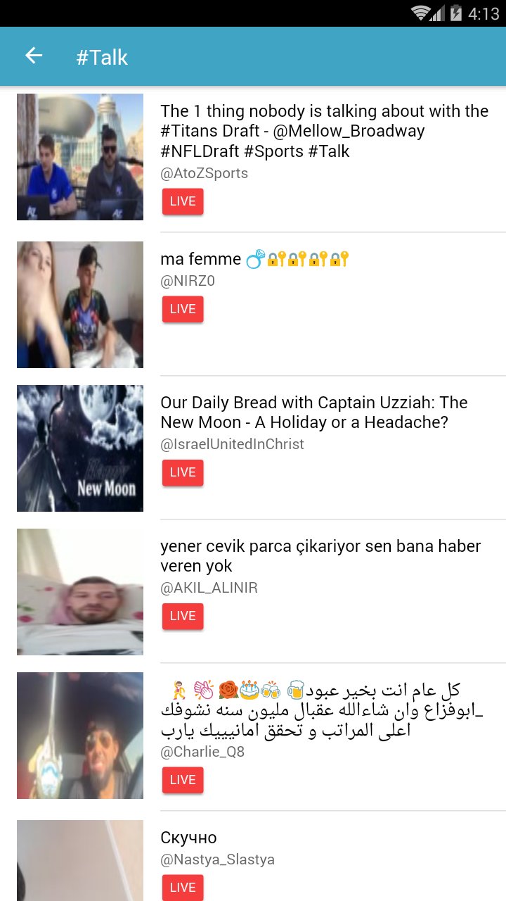 Best Live Streams for Periscope APK für Android herunterladen