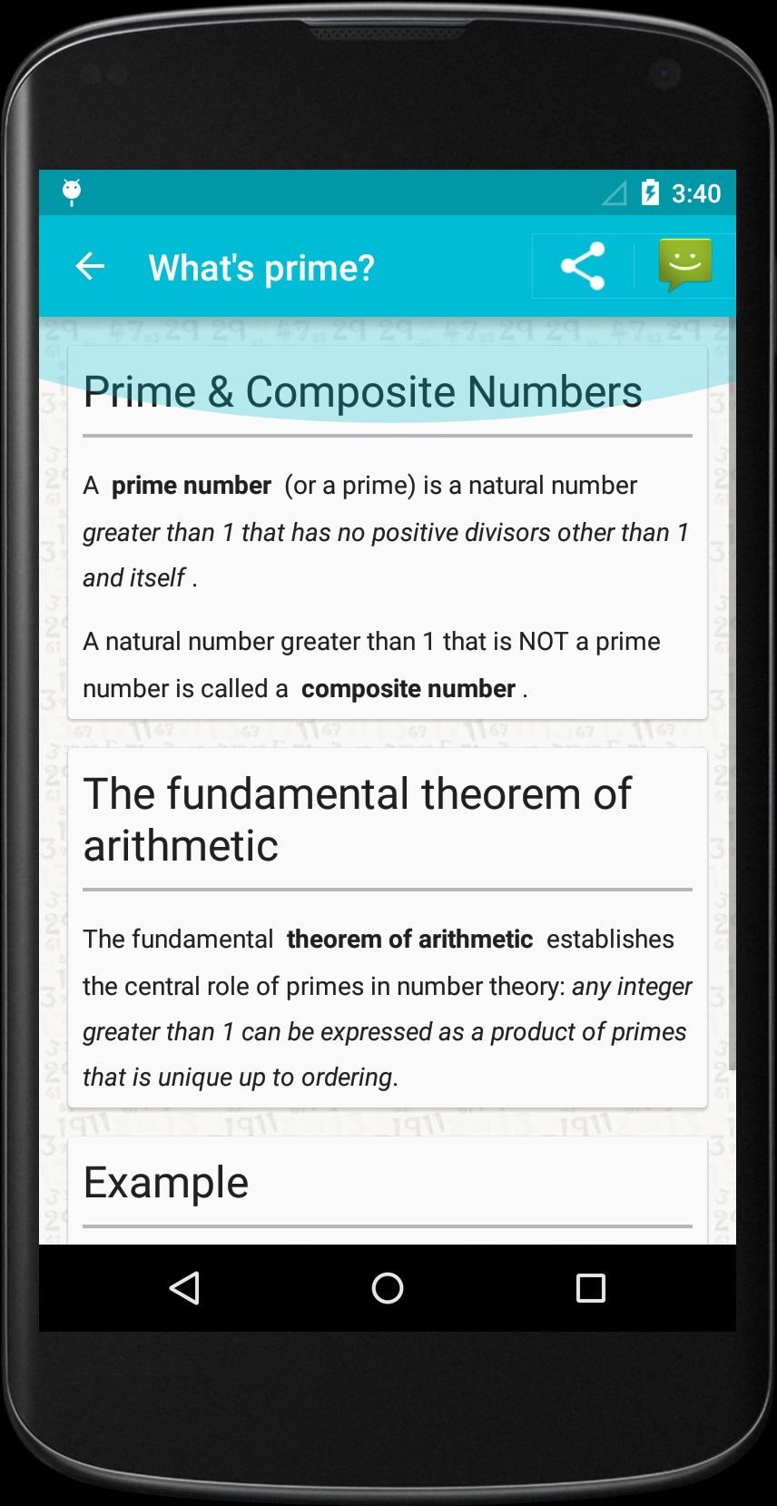 Prime Numbers And Factorization Apk For Android Download