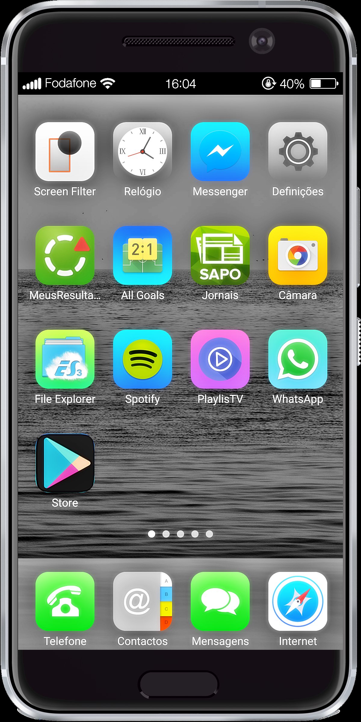 OS10 Phone7 iLauncher APK for Android Download