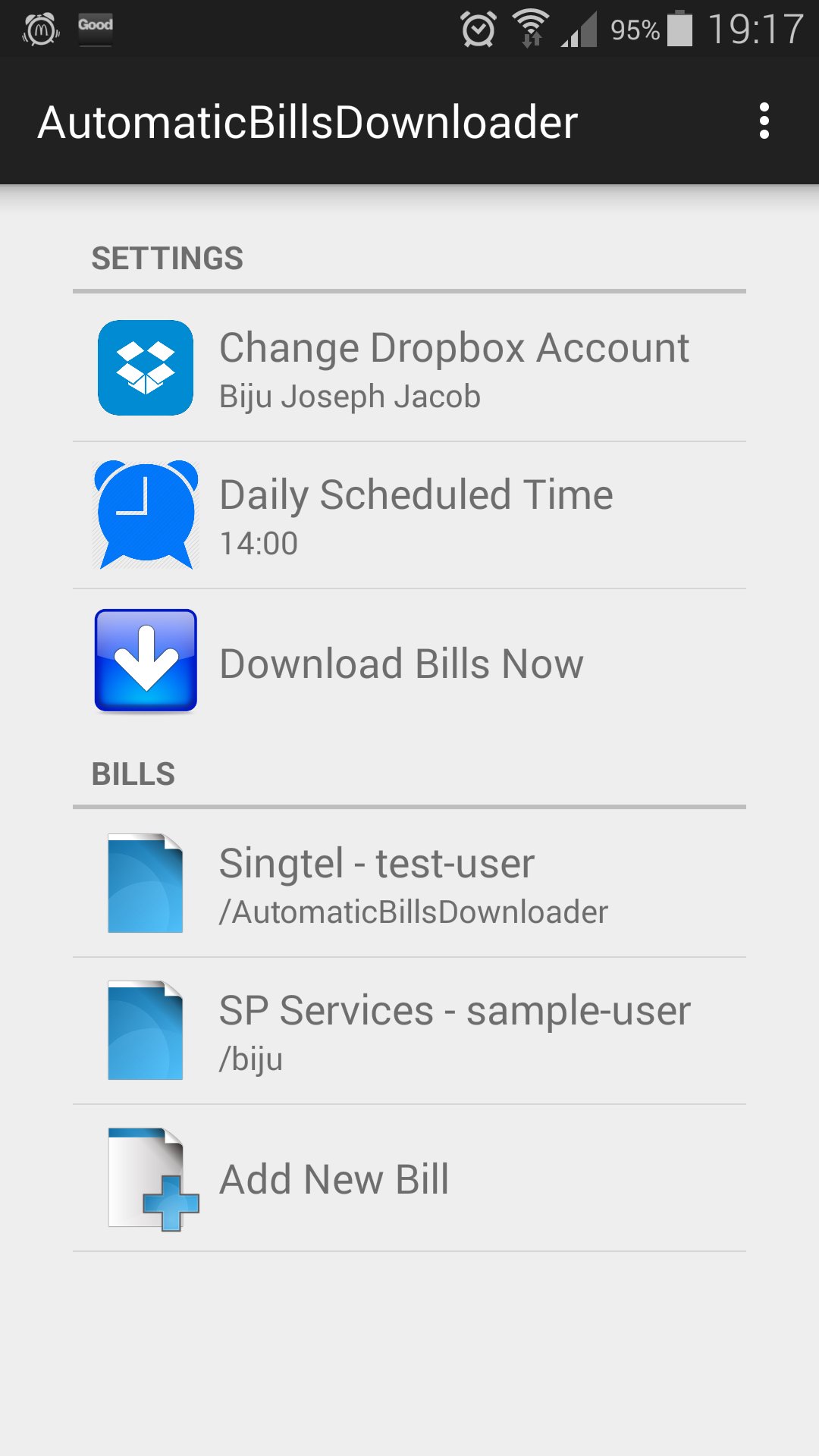 Download Automatic Bills Downloader Latest Version 1.2.1 Android APK File
