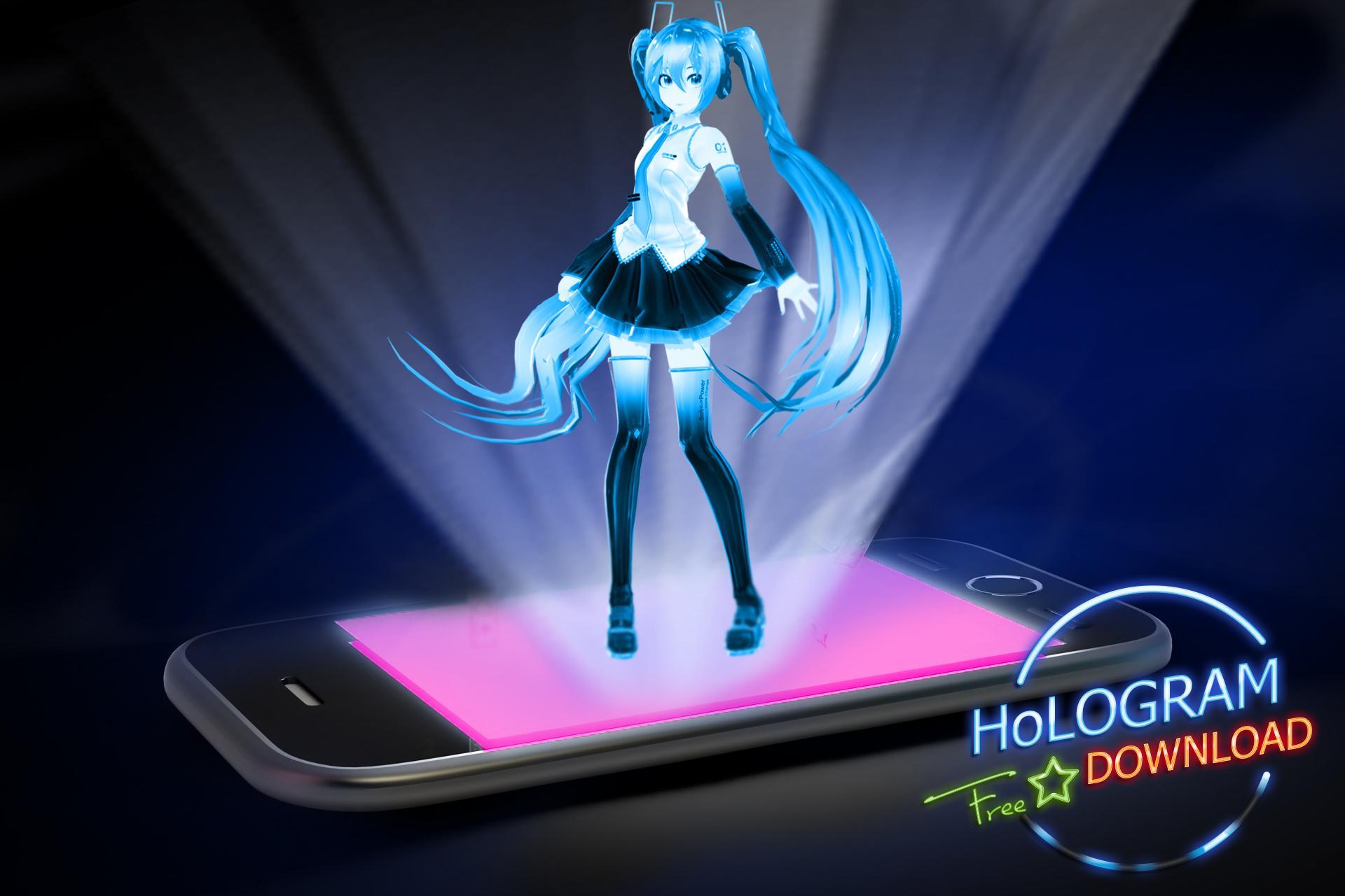 Download Do Apk De Hologram Miku Anime Hatsune Projector Simulator Para