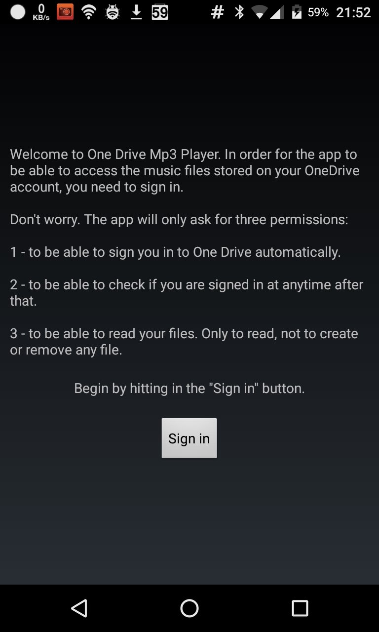 Android용 OneDrive Mp3 Player APK 다운로드