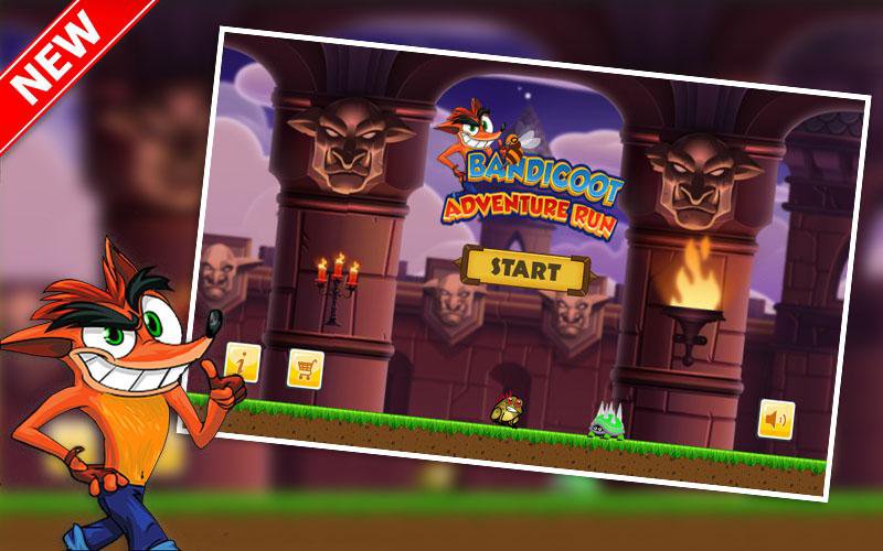 Android İndirme için Bandicoot Jungle Adventure Run - Bandicoot Game APK