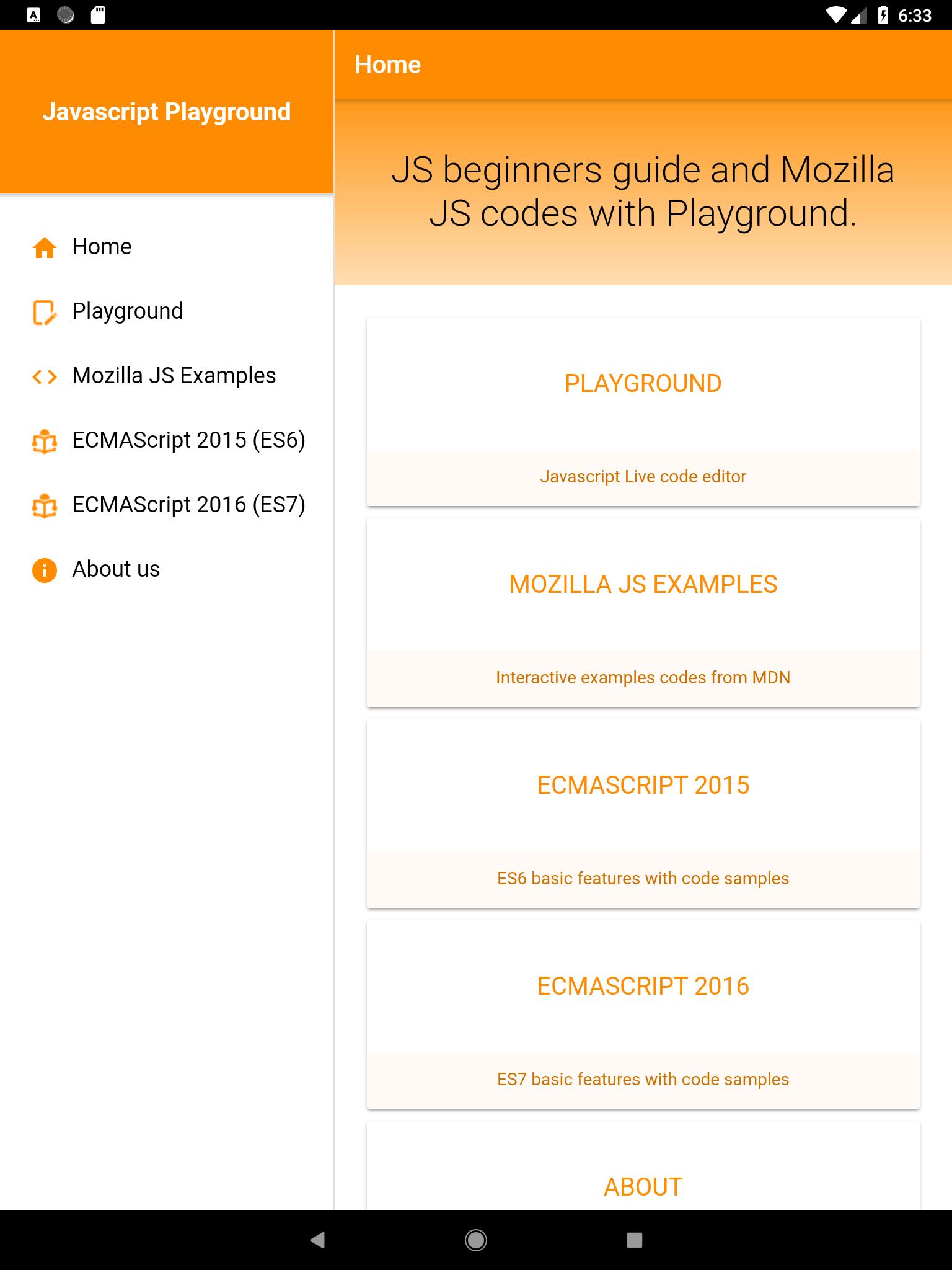 Javascript Playground - JS Live code Editor for Android - APK Download Javascript Playground - JS Live code Editor for Android - APK Download