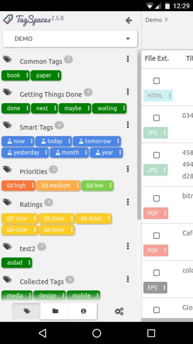 TagSpaces Lite APK 2.8.0 pour Android Gratuit télécharger