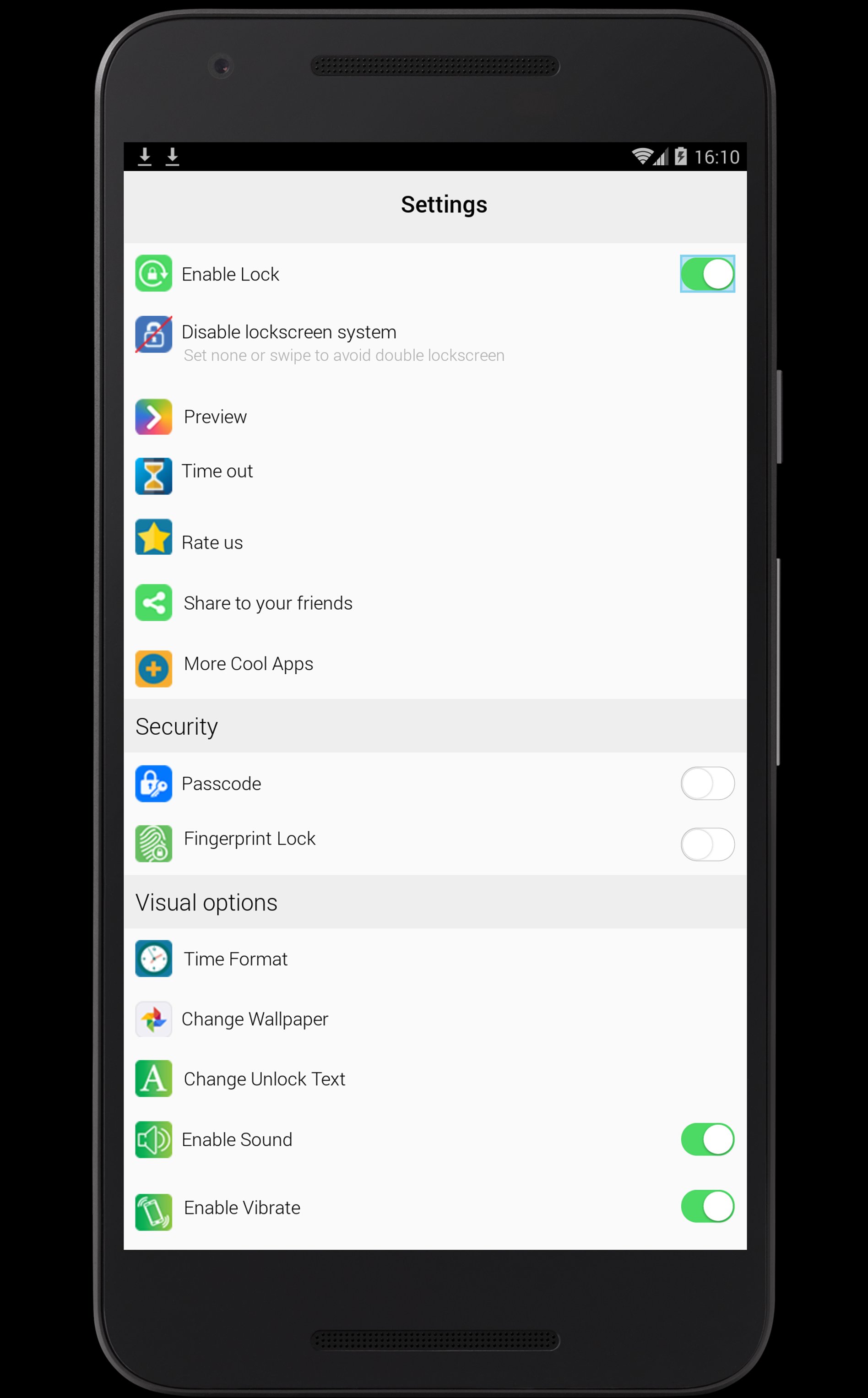 Real fingerprint screen unlock APK for Android Download