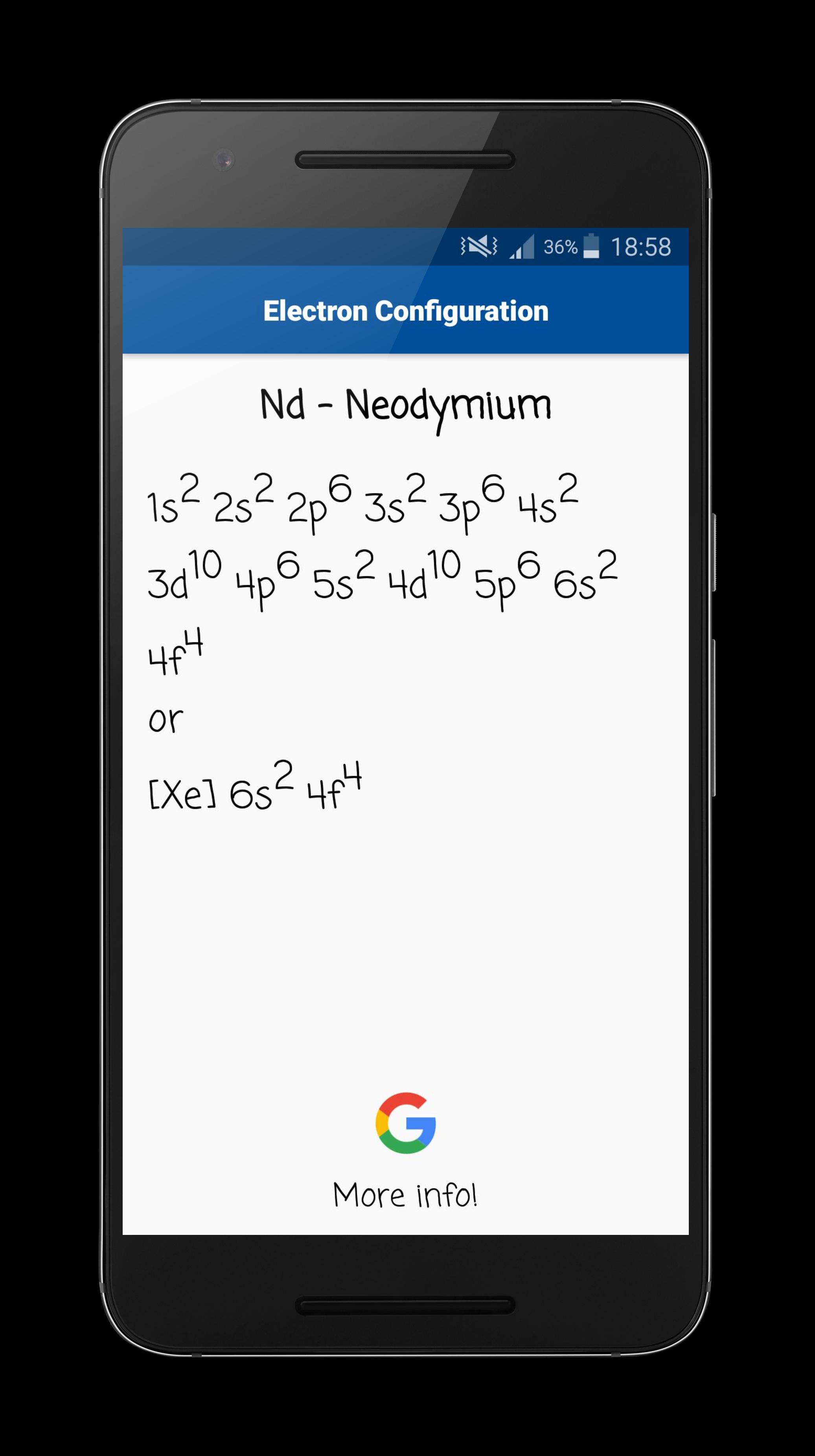 Download Electron Configuration Latest Version 1.3 Android APK File Download Electron Configuration Latest Version 1.3 Android APK File