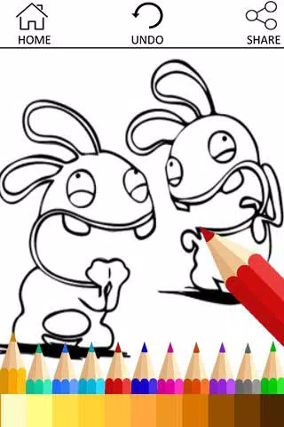 Rabbids Invasion Coloring Pages