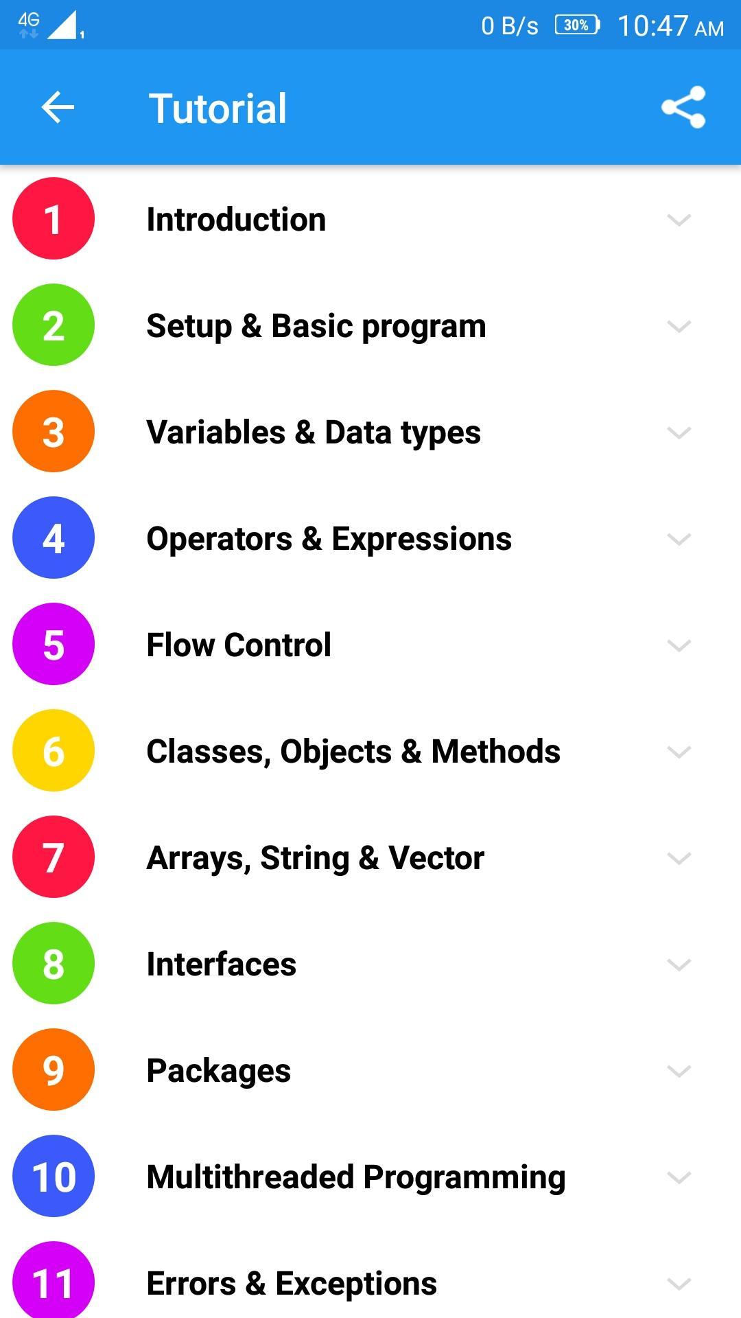Learn Java Programming APK للاندرويد تنزيل Learn Java Programming APK للاندرويد تنزيل