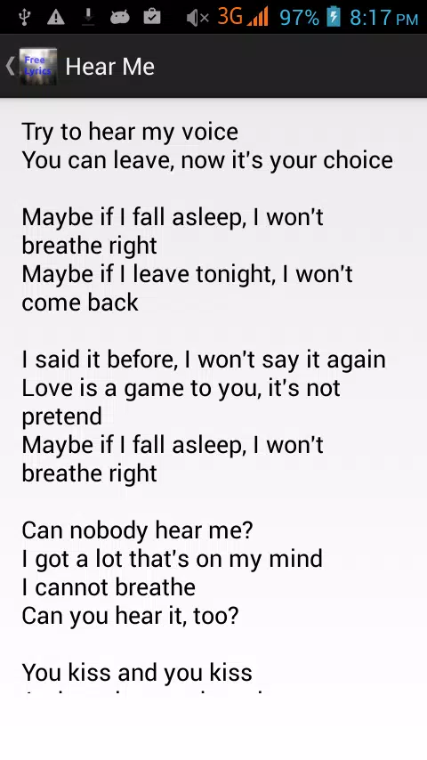 Imagine Dragons Hear Me Lyrics