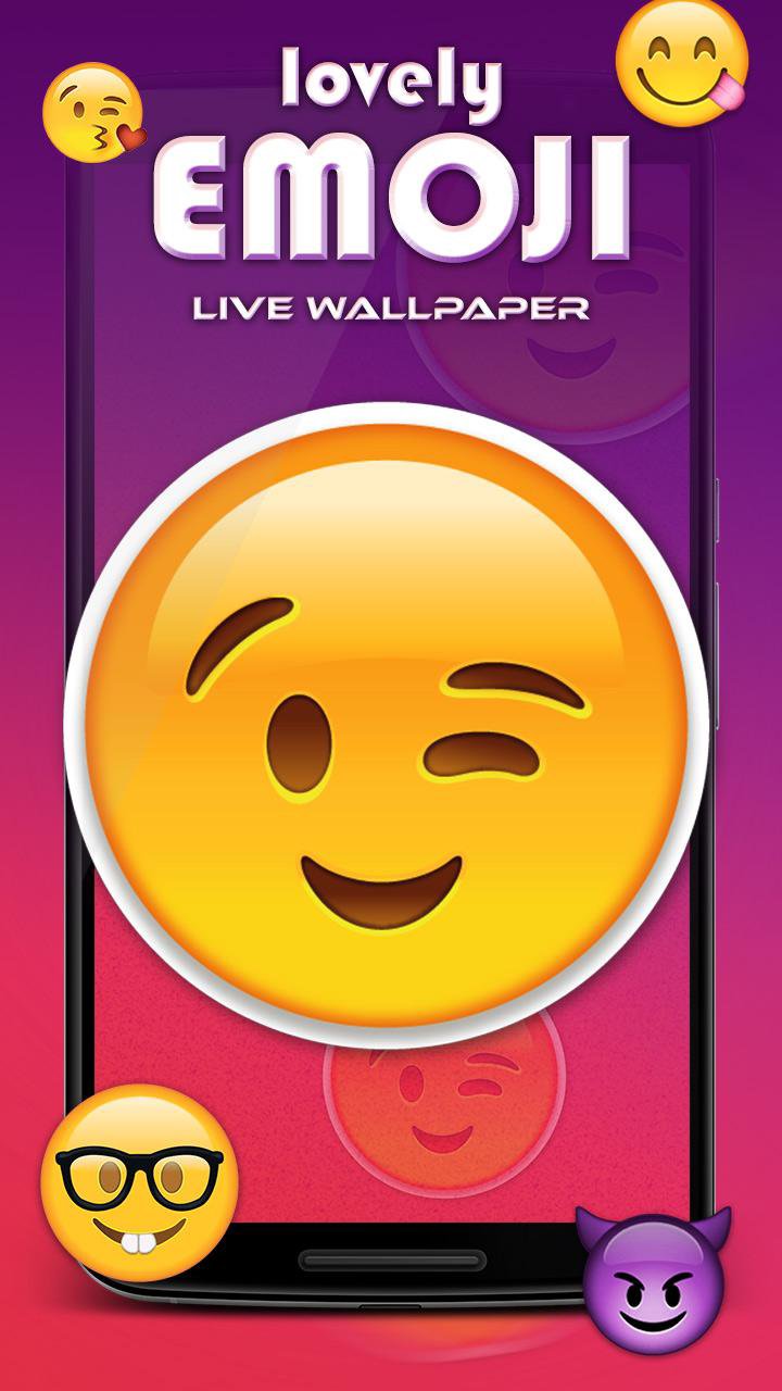 Download do APK de Lovely Emoji Live wallpaper para Android