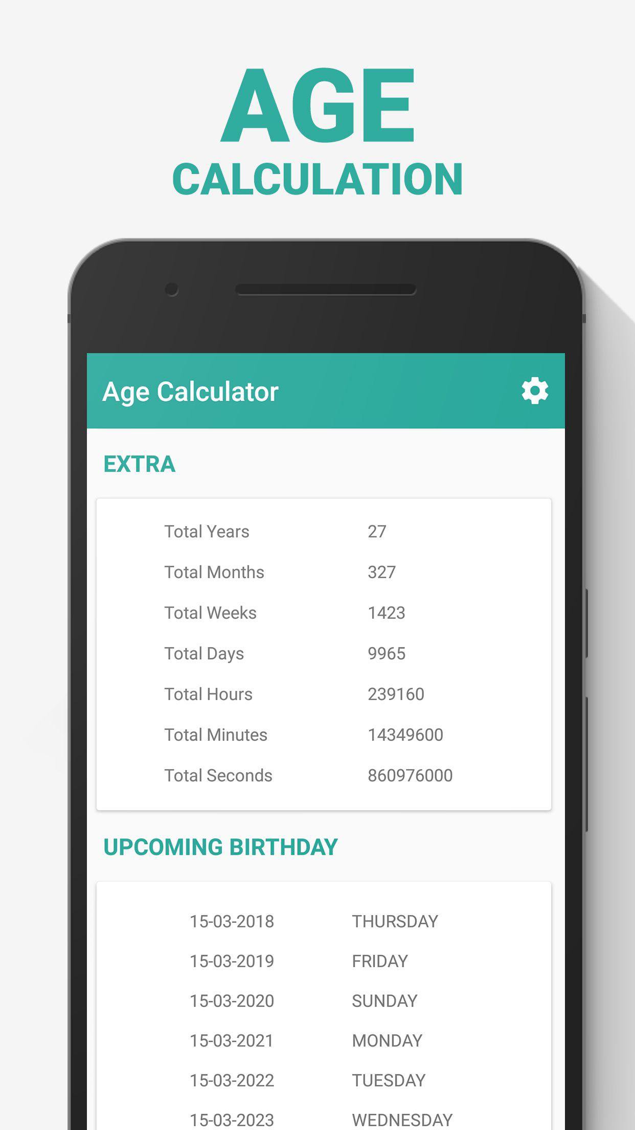 Age Calculator : Birthday Counter APK für Android herunterladen