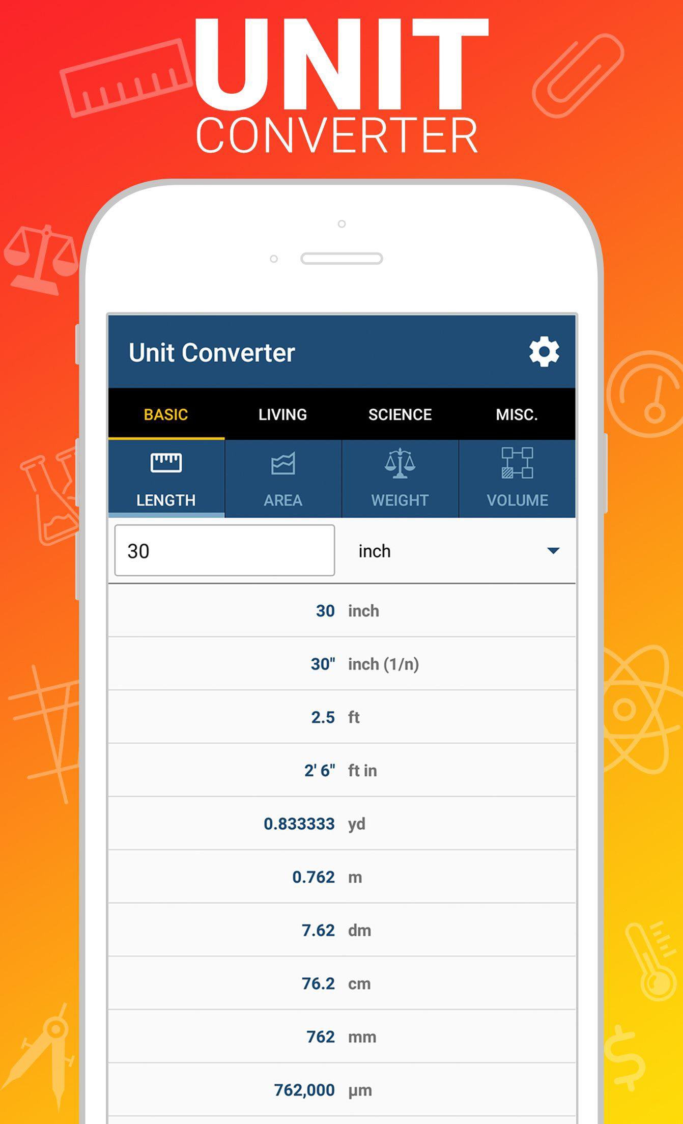 Unit Converter APK للاندرويد تنزيل