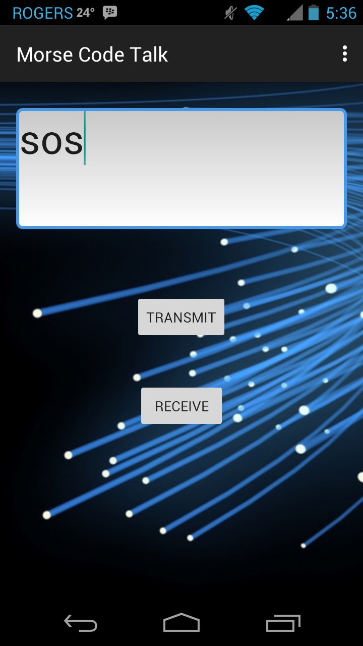 Morse Code Talk APK للاندرويد تنزيل