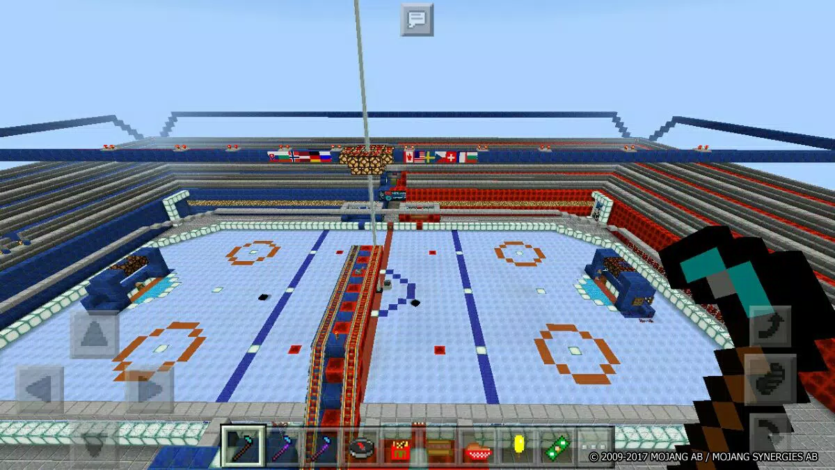Ice Hockey Stadium Minecraft Pe