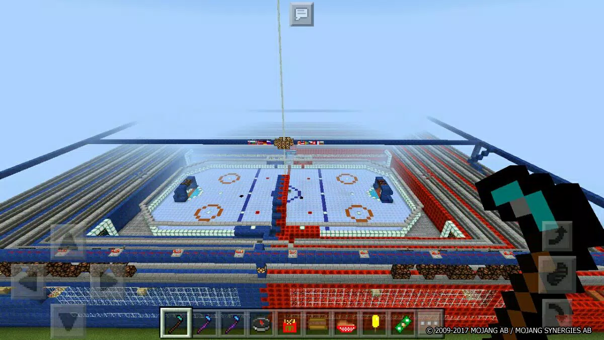 Ice Hockey Stadium Minecraft Pe