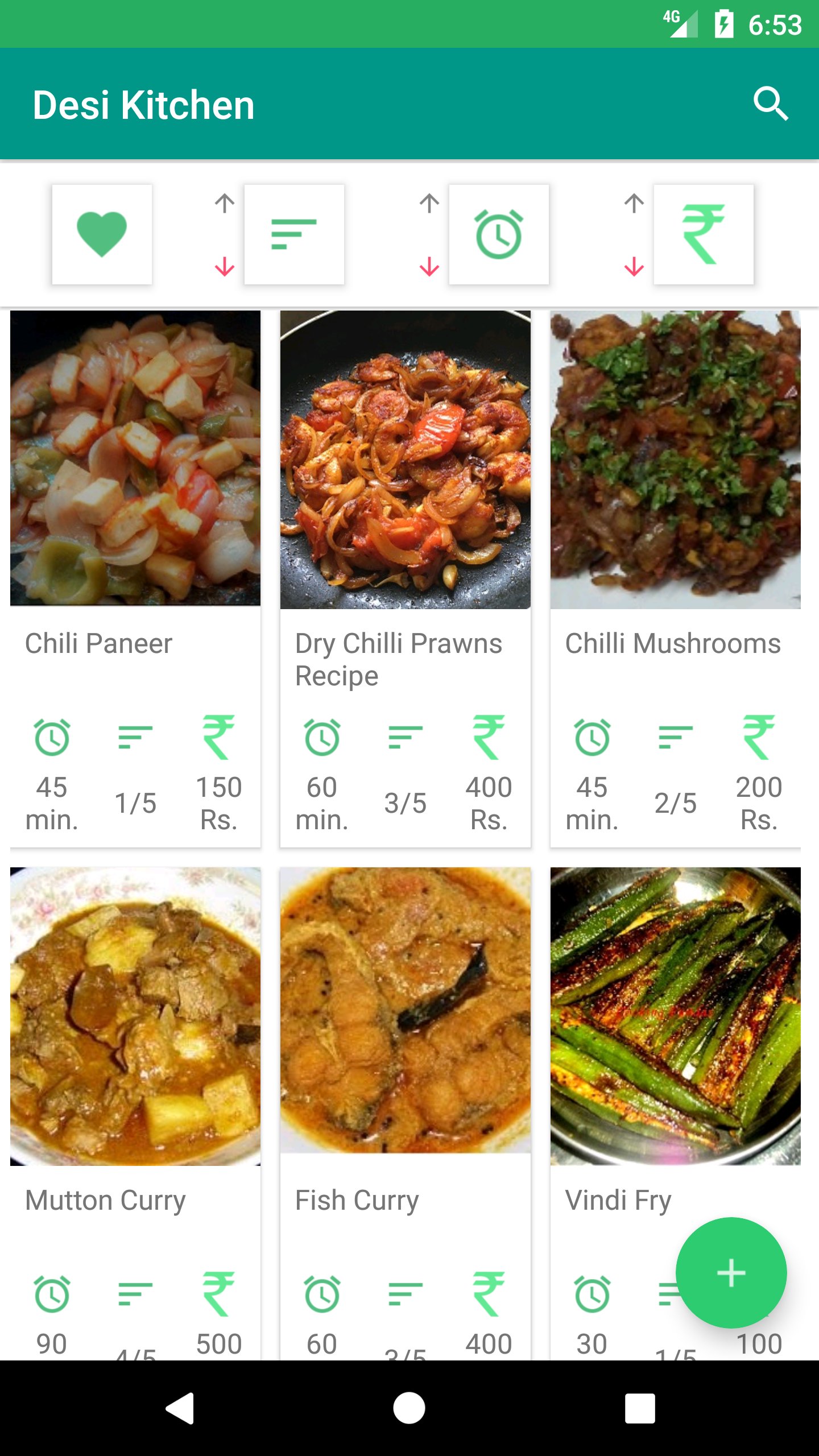 Desi Kitchen APK do pobrania na Androida