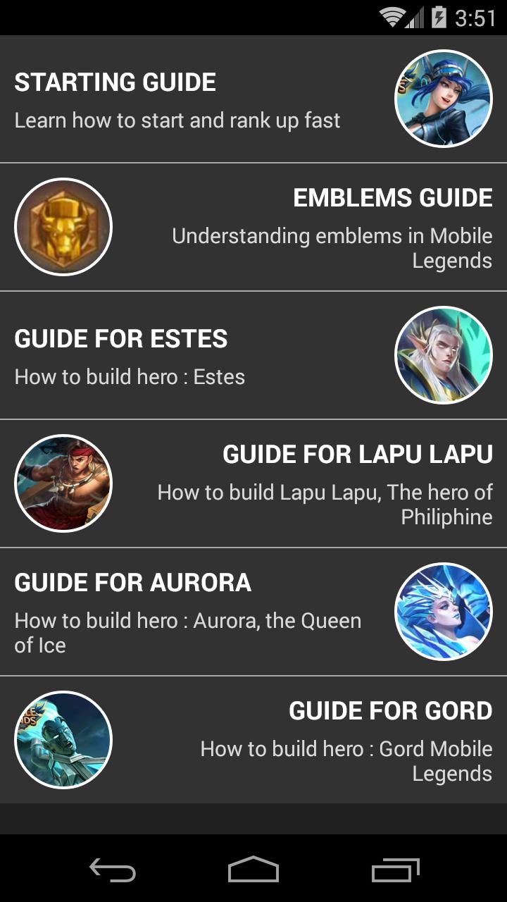 Guides Mobile Legends : Tips and tricks APK Download for Android ... Guides Mobile Legends : Tips and tricks APK Download for Android ...