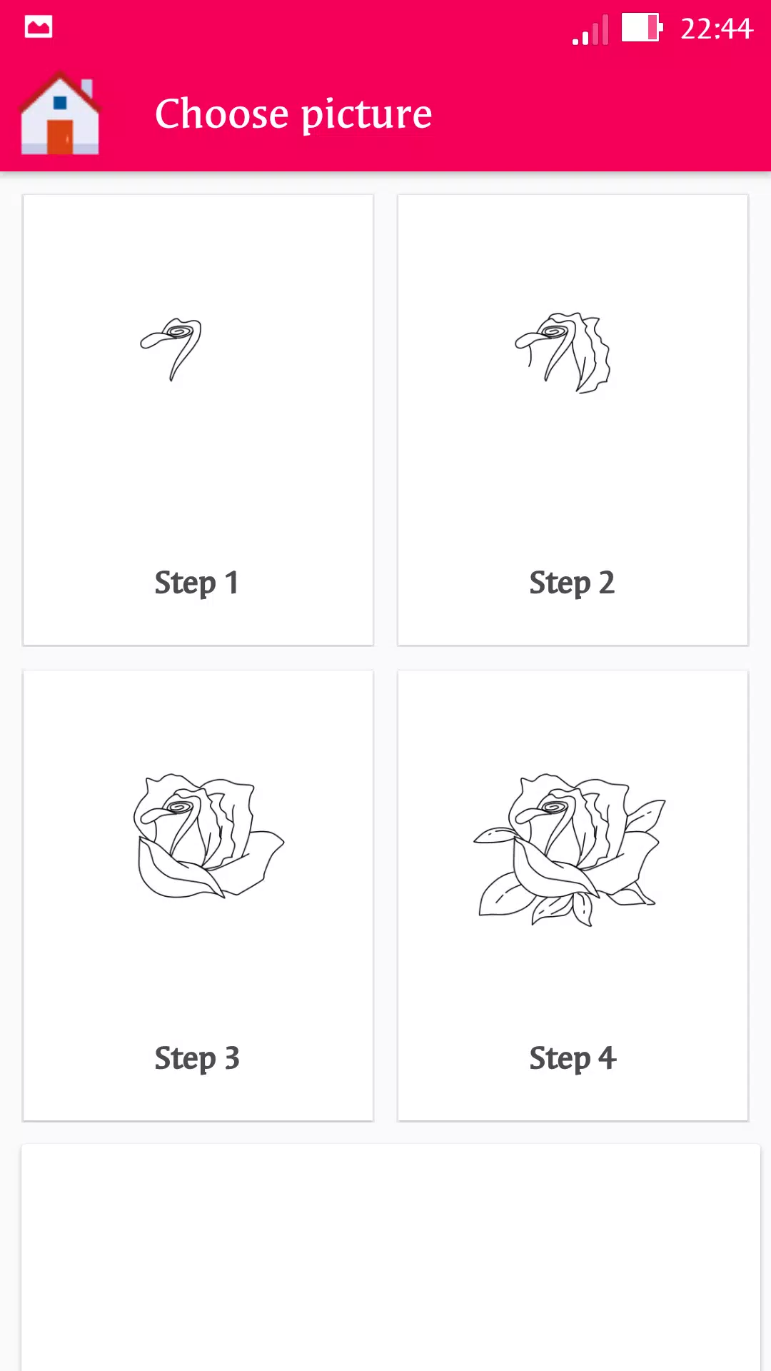 Cara Menggambar Sketsa Bunga Mawar