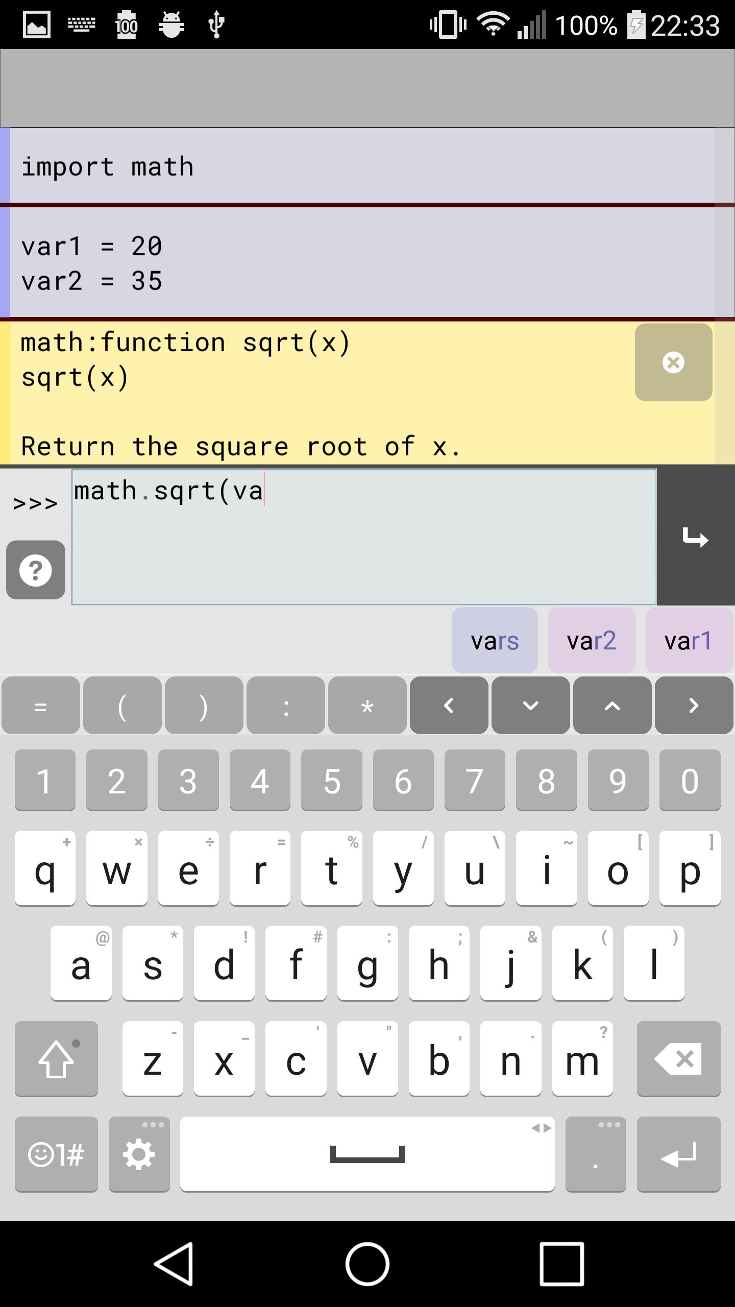 Pyonic Python 3 interpreter APK for Android Download Pyonic Python 3 interpreter APK for Android Download