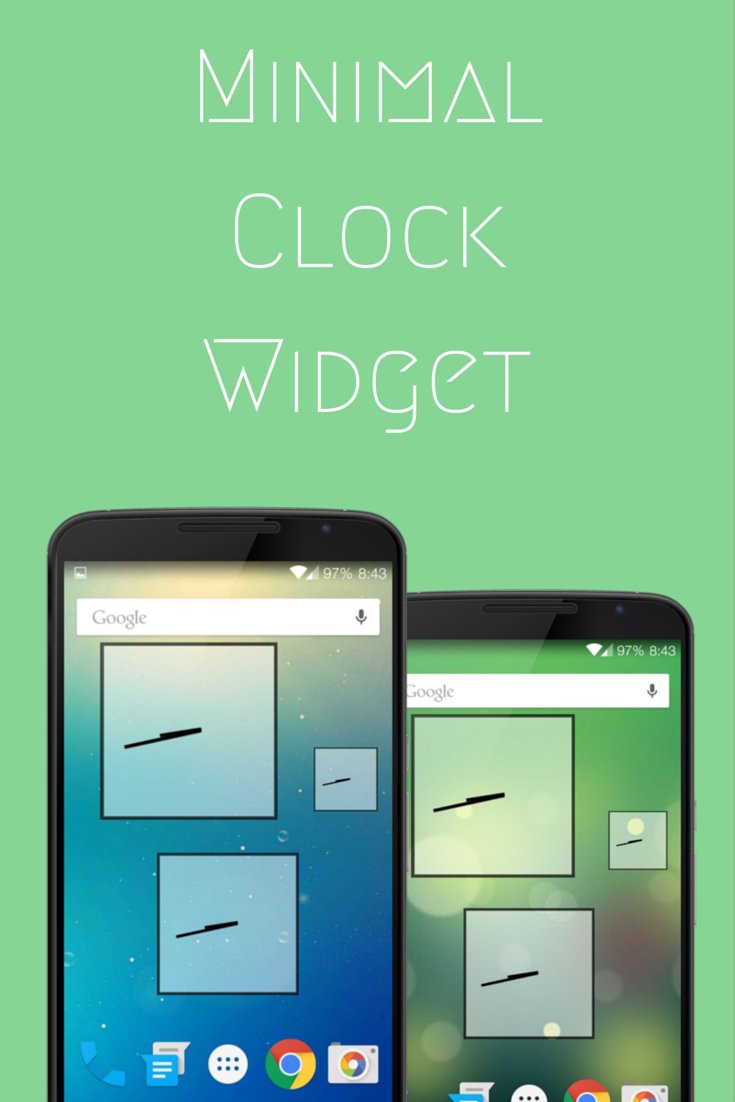 Minimal Clock Widget APK for Android Download