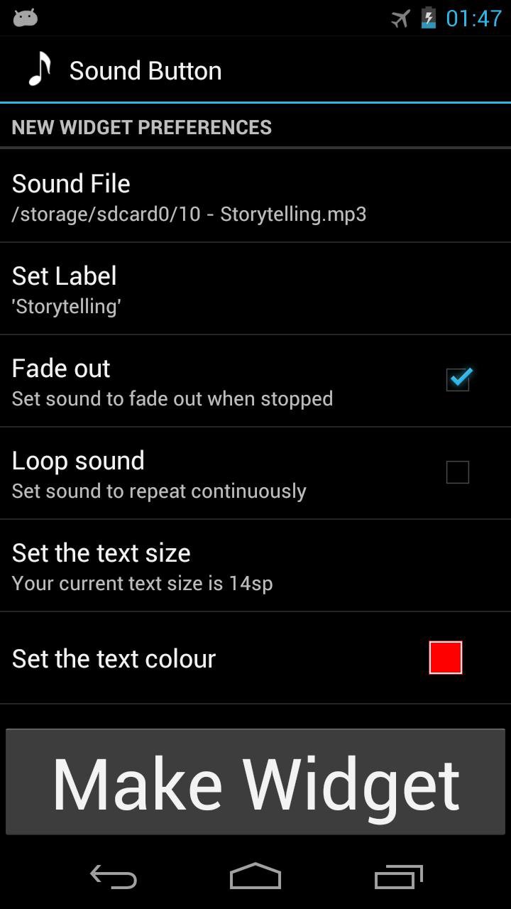 Sound Button Widget FREE APK for Android Download