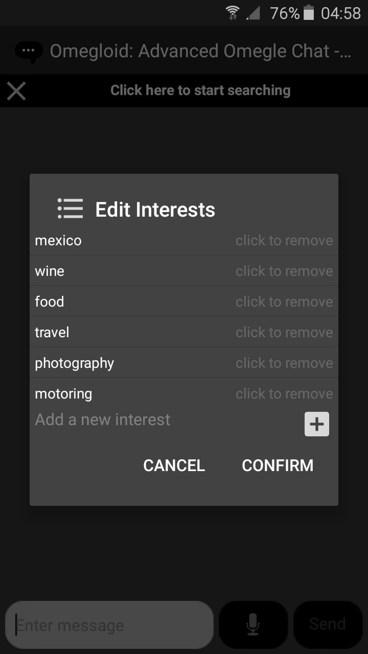 Omegloid- Advanced Omegle Chat APK for Android Download