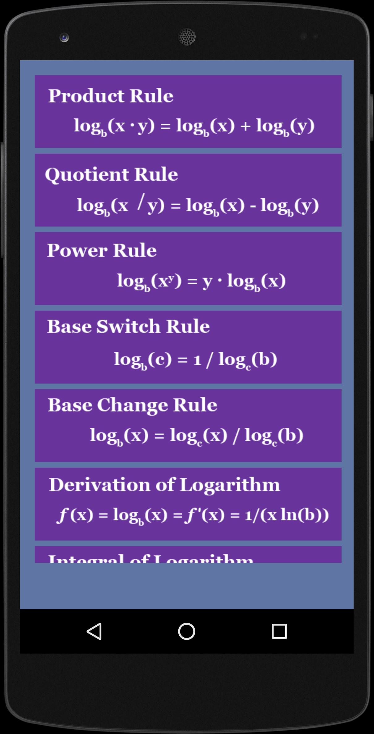 Android ndirme I in Logarithm Anti log Calculator Decimal Fraction APK android-ndirme-i-in-logarithm-anti-log-calculator-decimal-fraction-apk