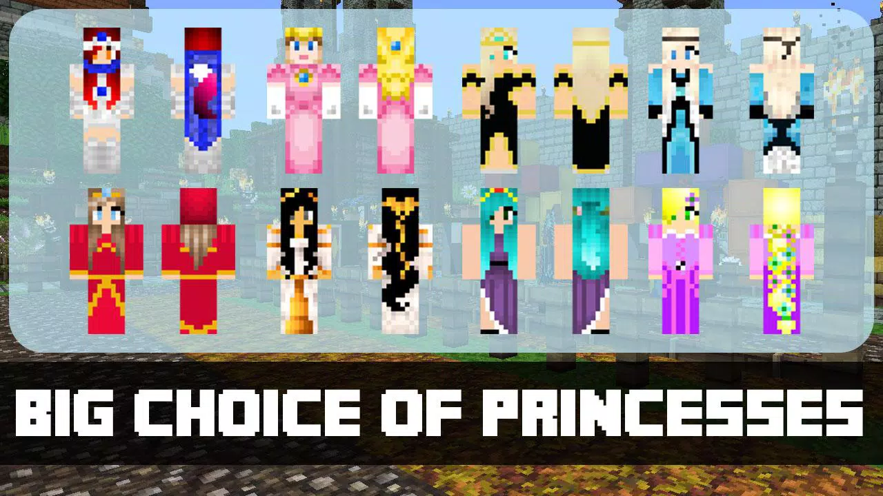 Disney Princess Minecraft Skin