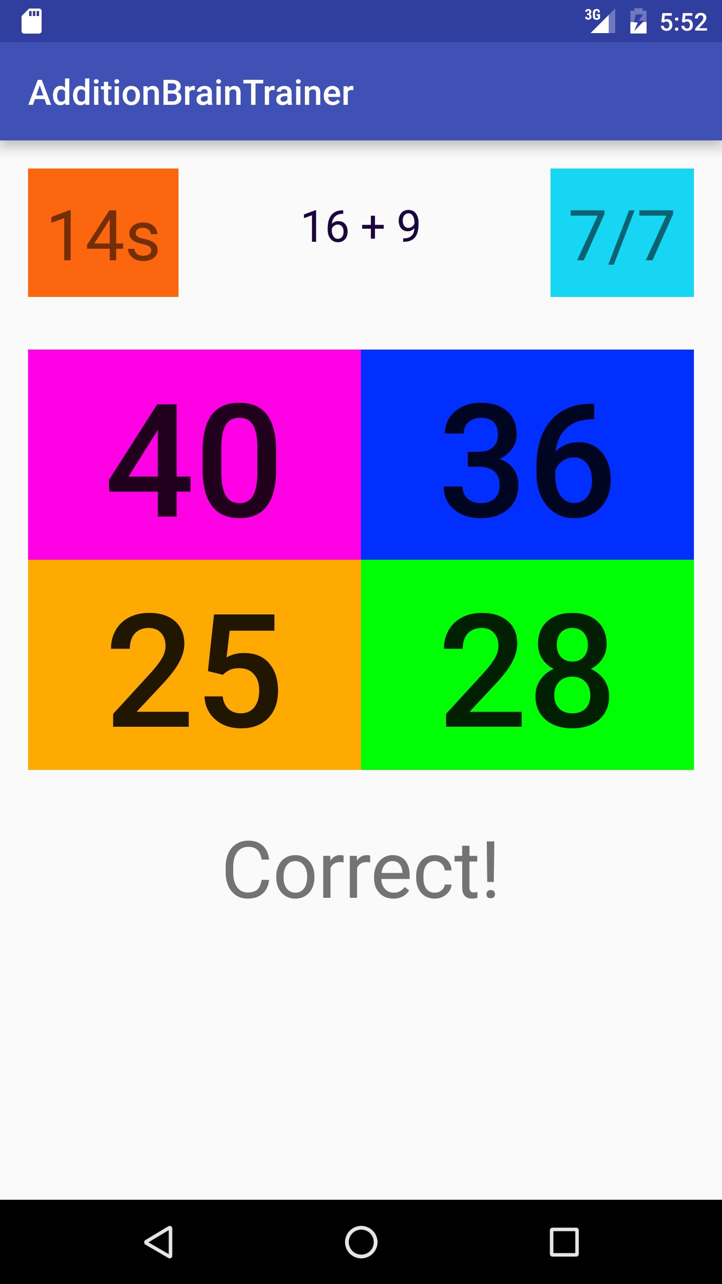 Addition Brain Trainer APK للاندرويد تنزيل