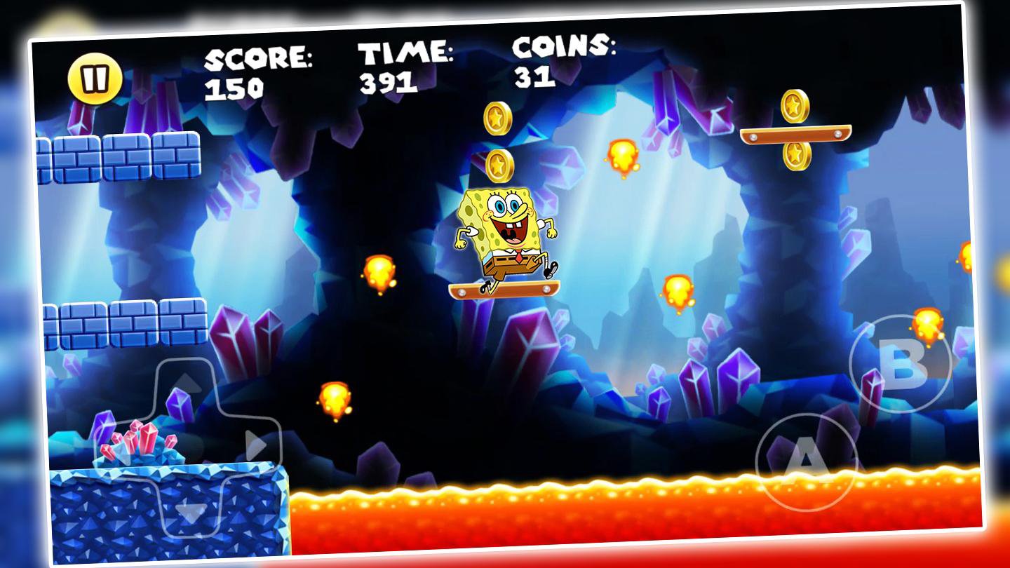 super sponge bob world adventure spongebob game for Android - APK Download