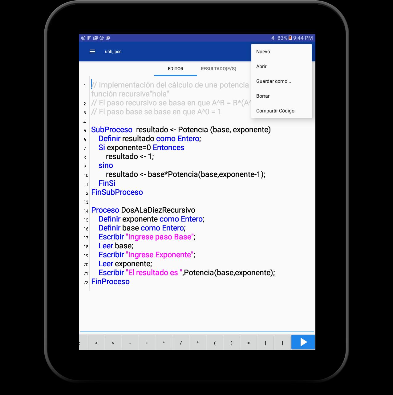 Pseudocode Pseint Visualg For Android Apk Download