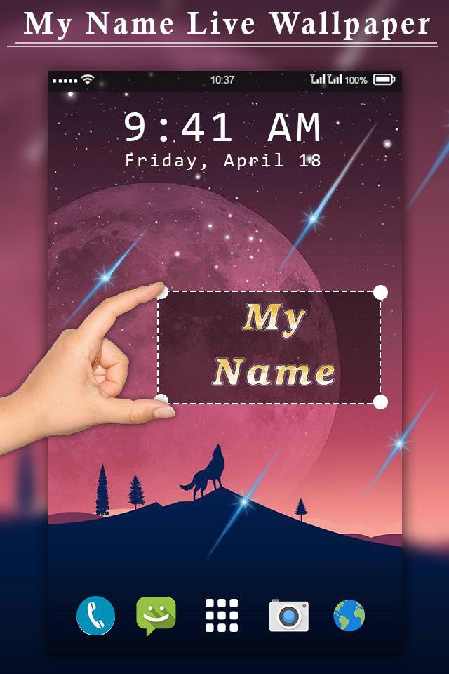 ดาวน์โหลด My Name Live Wallpaper: Name Art on Live Screen APK สำหรับ ...
