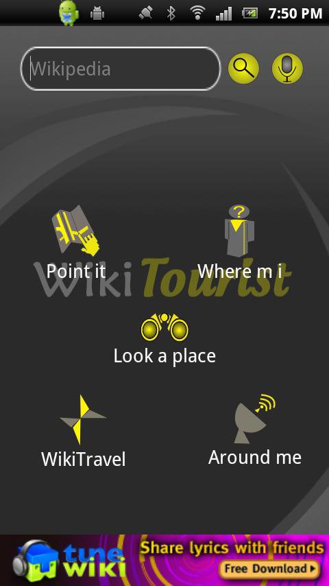 Descargar Wiki Tourist APK Última Versión 1.2 para Android
