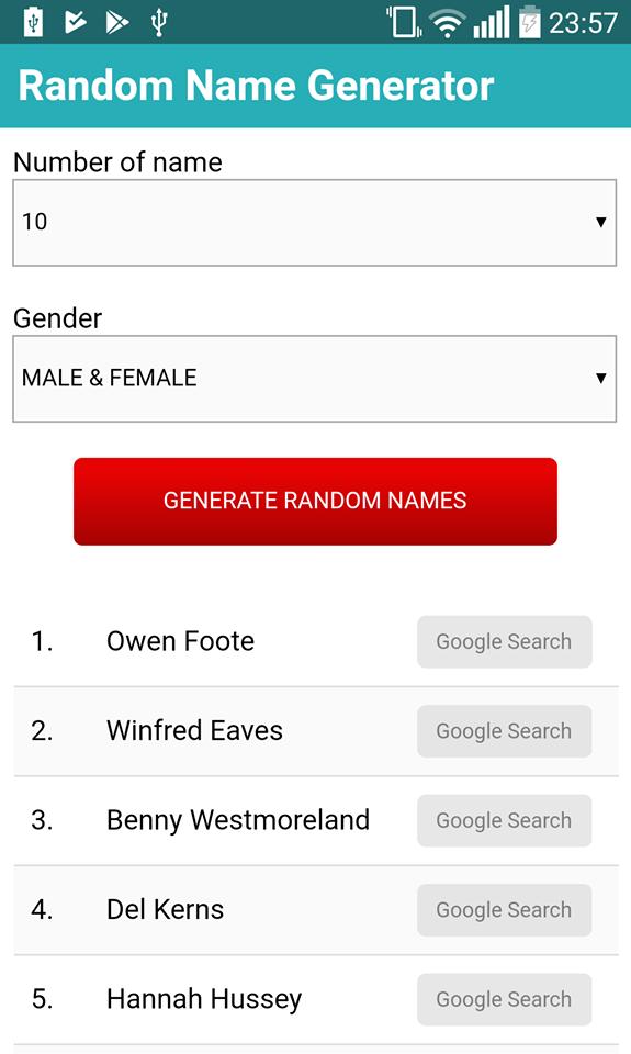 Random Name Generator APK for Android Download Random Name Generator APK for Android Download