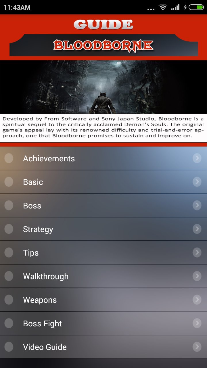 Guide for Bloodborne APK للاندرويد تنزيل