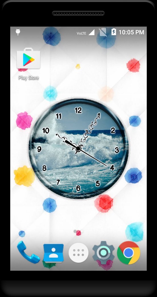 Wave Clock Live Wallpaper APK for Android Download