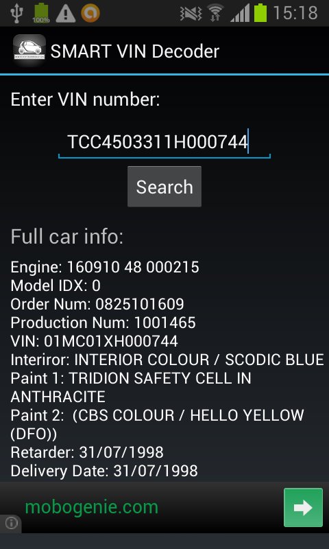 SMART VIN Decoder APK for Android Download