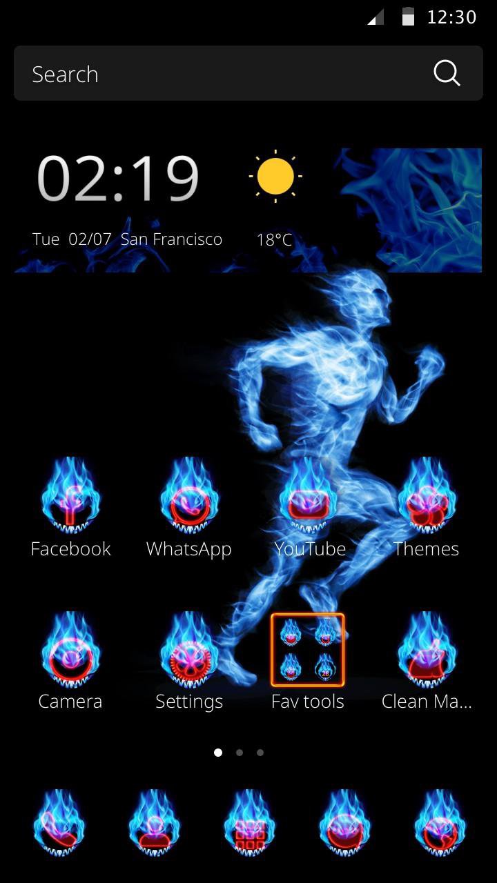 Download do APK de Blue fire man para Android