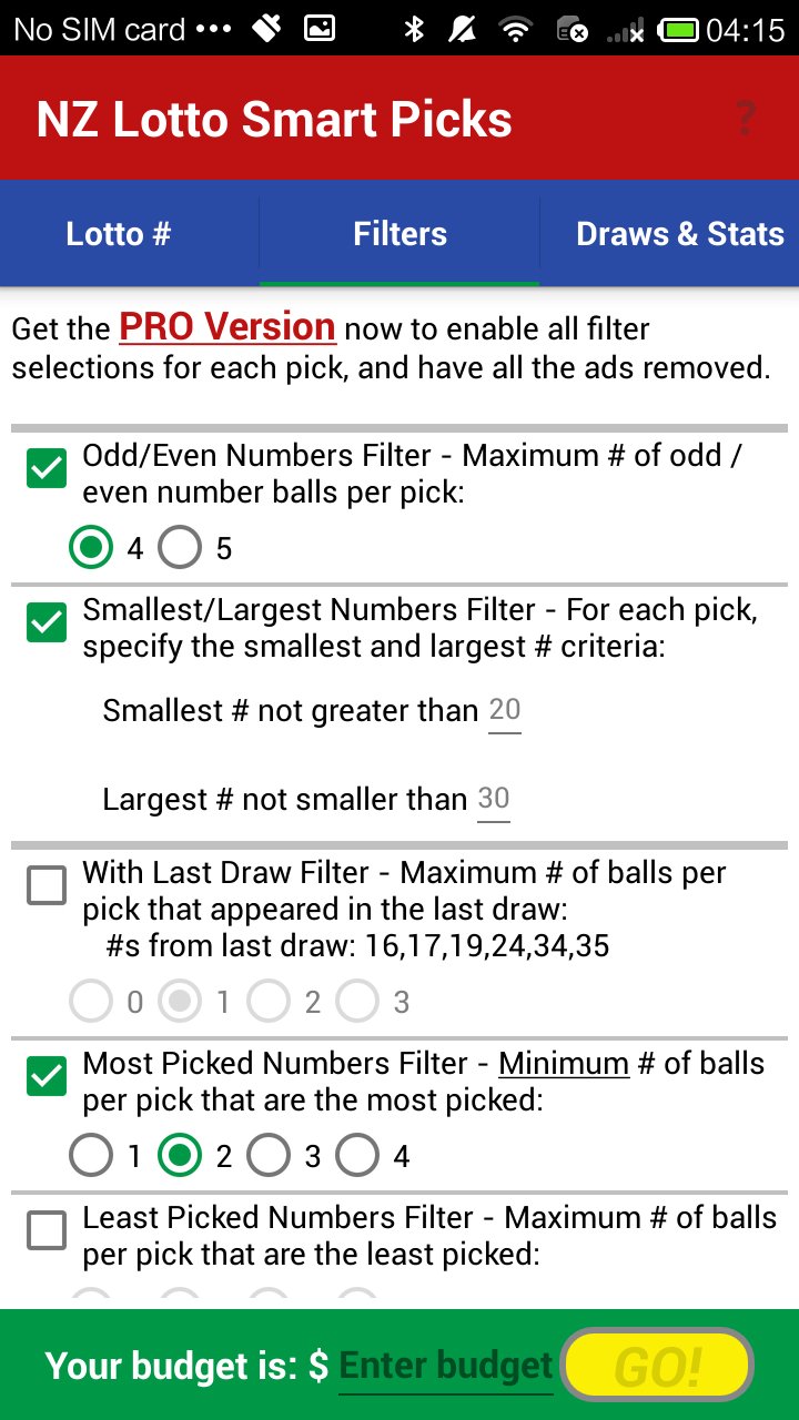 NZ Lottery Smart Picks Lite APK for Android Download
