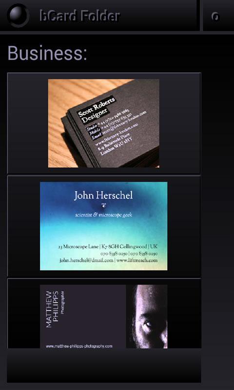 bCard Folder APK for Android Download