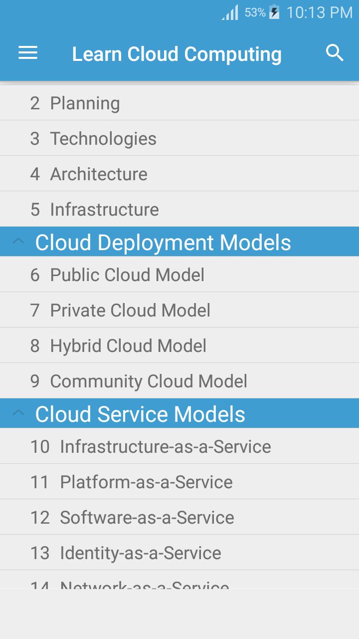 Learn Cloud Computing APK للاندرويد تنزيل Learn Cloud Computing APK للاندرويد تنزيل