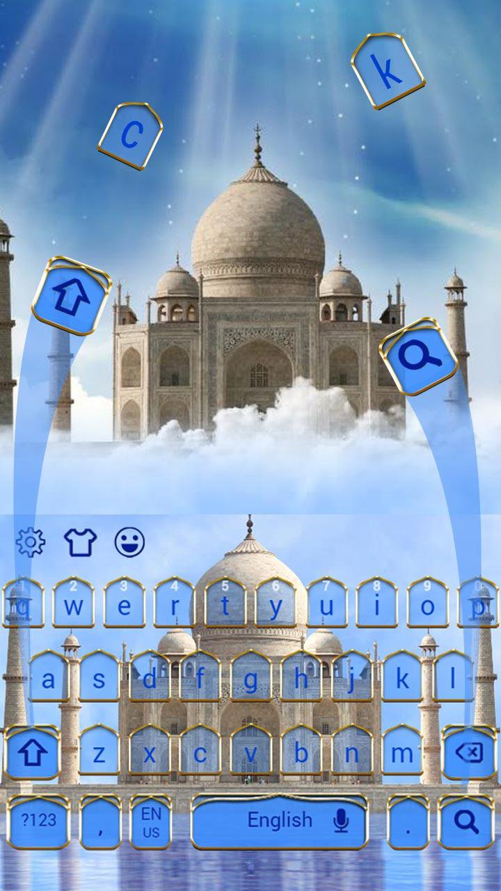 Android向けのTaj Mahal Keyboard Theme APKをダウンロードしましょう