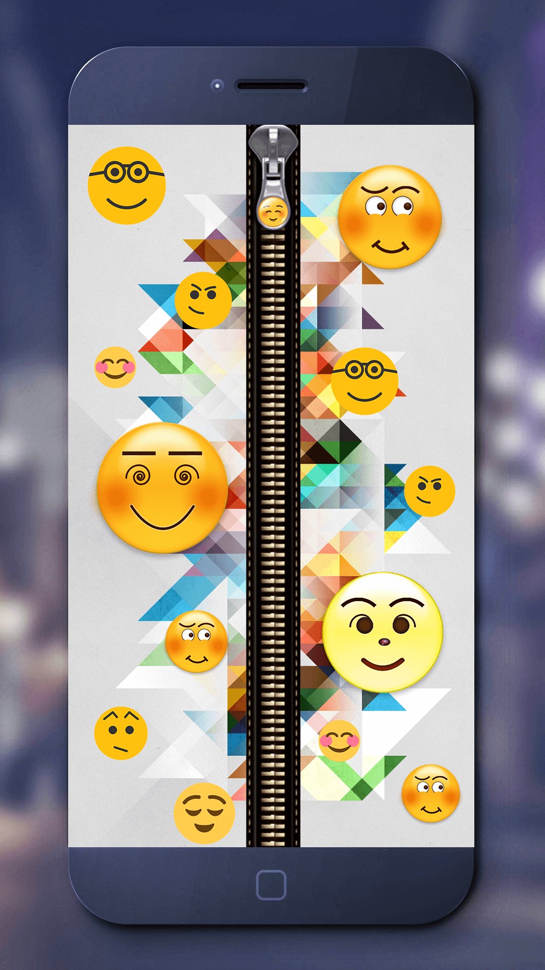 3D Smiley Zipper Lock Screen APK for Android Download