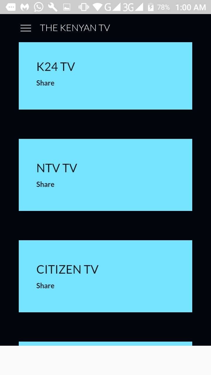 Download The Kenyan Tv Latest Version 7.2 Android APK File