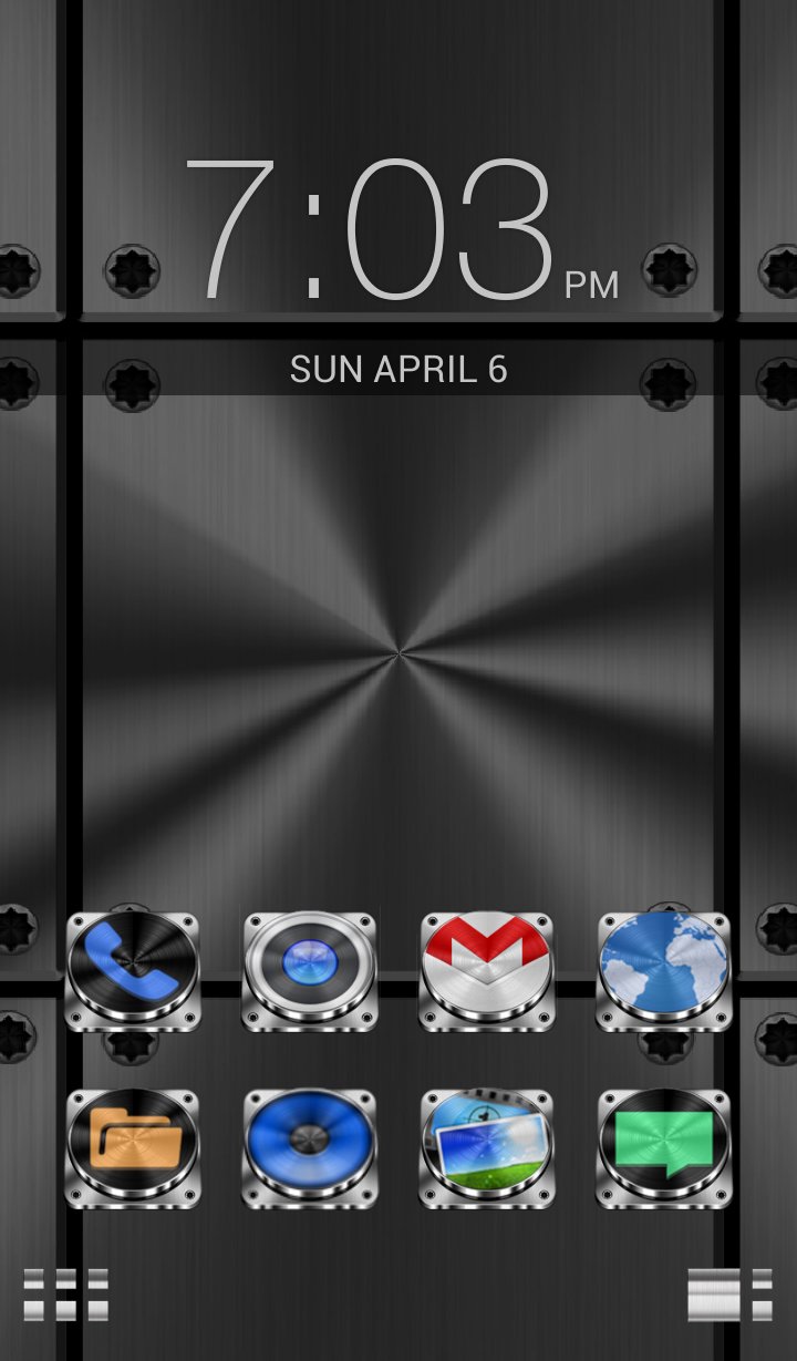Smart Launcher Theme Metalwork Latest Version 1.0 for Android
