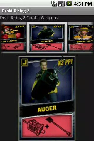 Dead Rising 2 Combo Cards