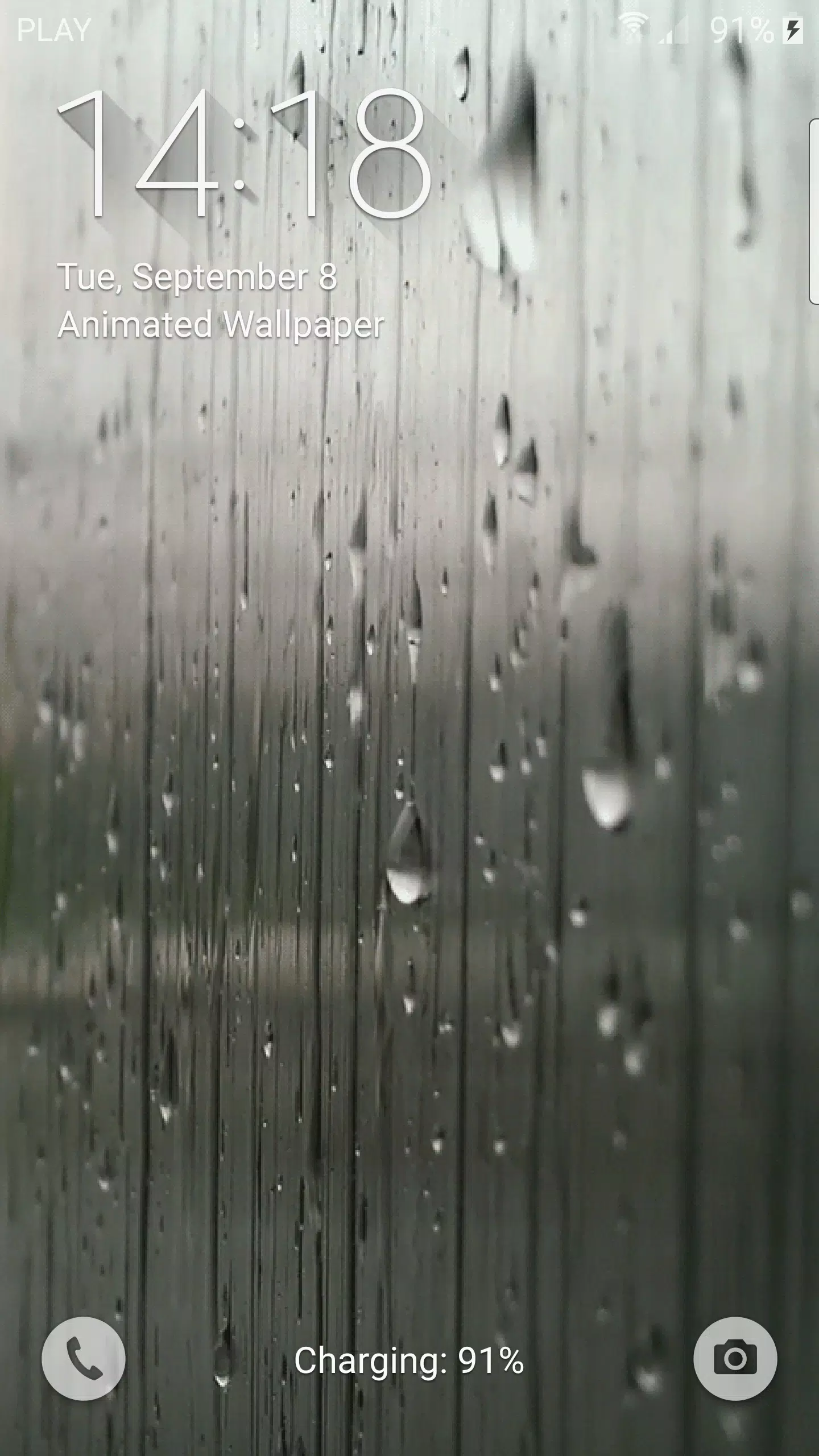 Animated Wallpaper Rain