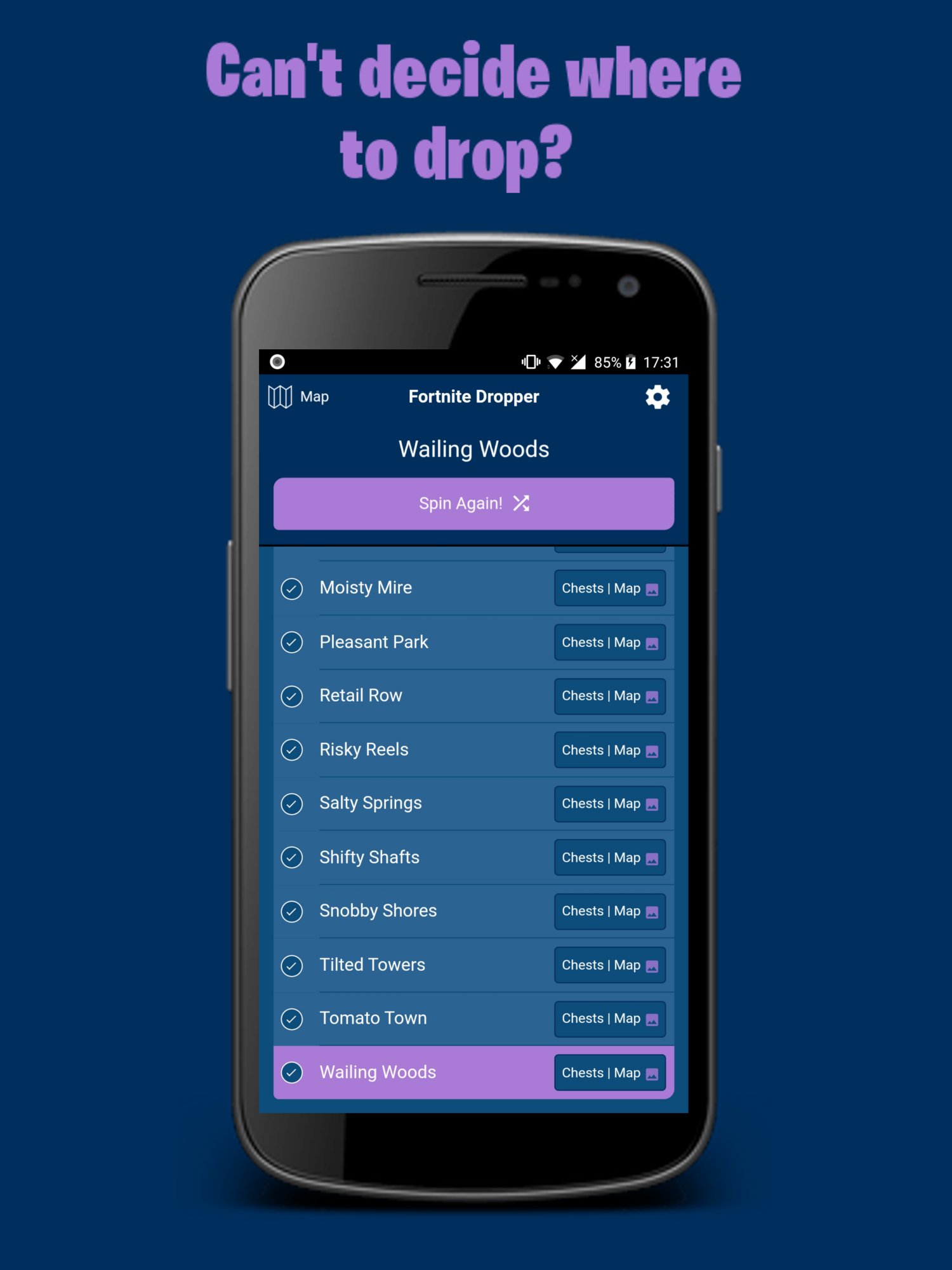 Chests, Maps, Dropper for Fortnite APK for Android Download