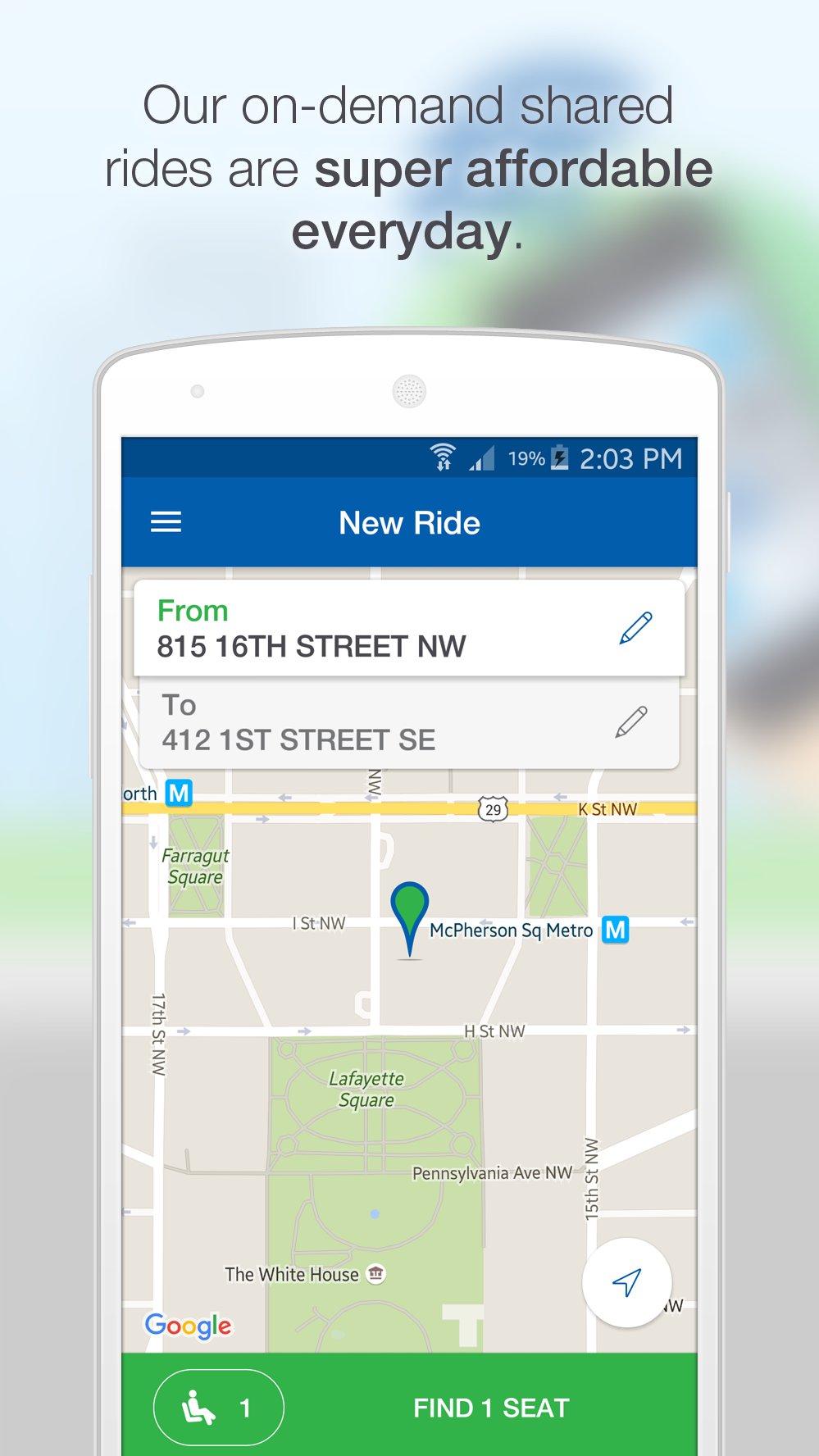 Split - smarter shared rides APK للاندرويد تنزيل